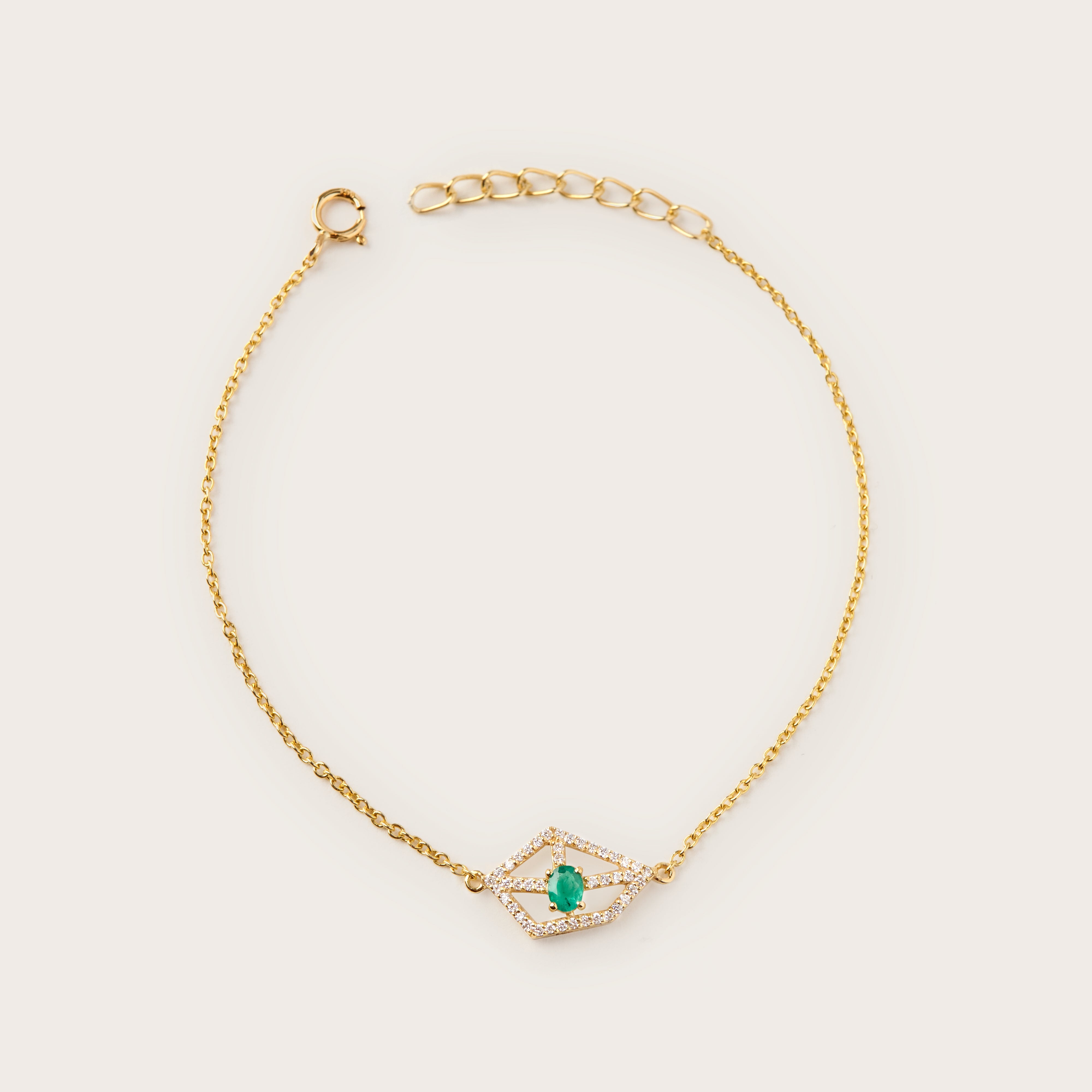 Celestial Diamond Chain Bracelet | Tana Chung Jewelry